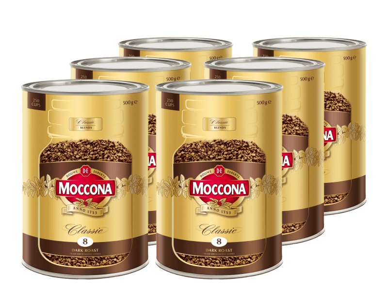 Moccona Classic Dark Roast Freeze Dried Instant Coffee 6x500g 4058979