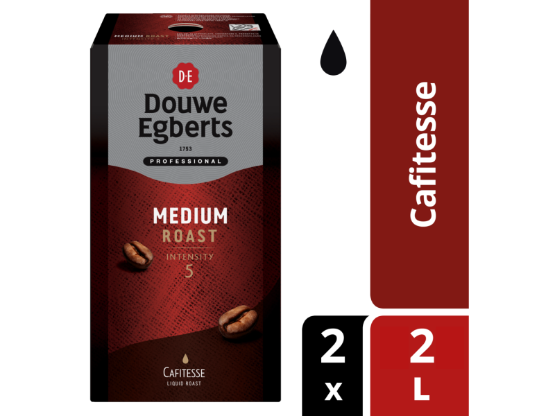 DE Cafitesse Medium Roast Liquid Coffee 2x2L