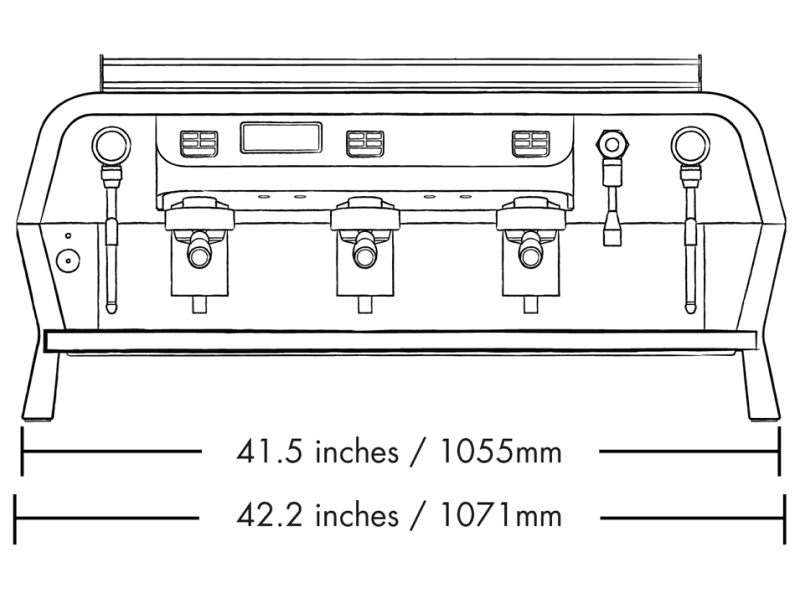 Sanremo F18 3-Group Tall Coffee Machine – Matte Black | Built for High ...