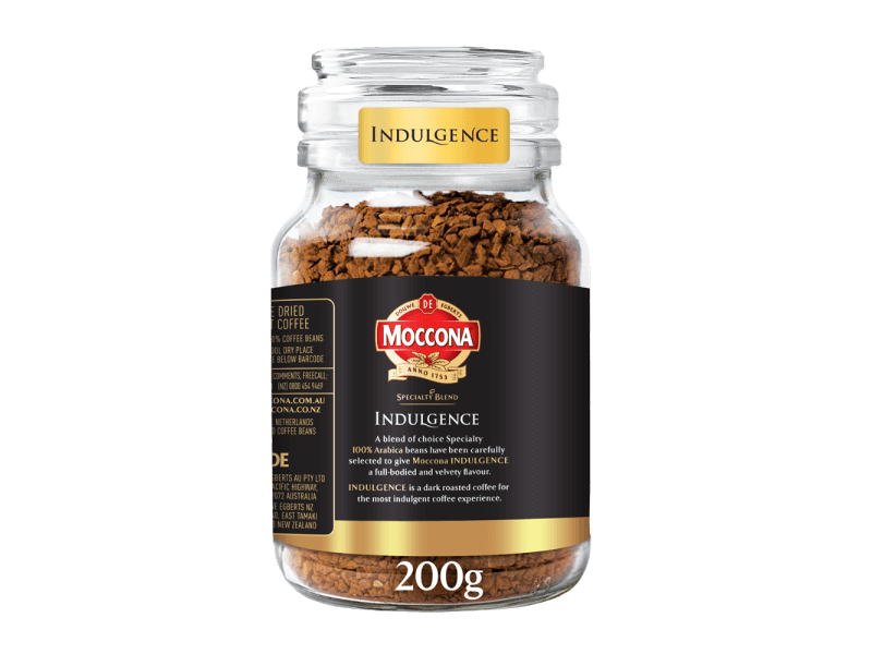 Moccona Indulgence Freeze Dried Instant Coffee 6x200g