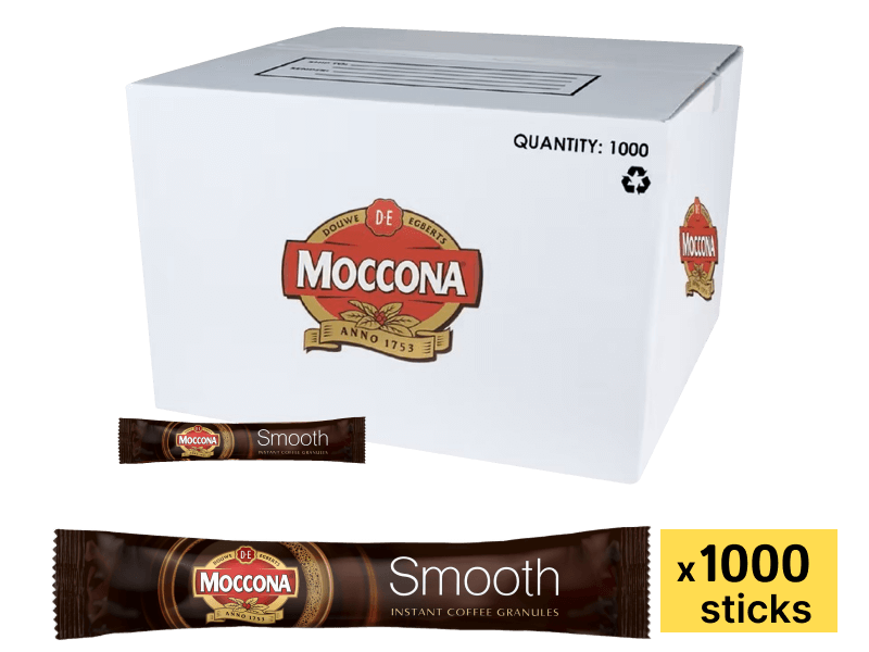 Moccona Smooth Instant Coffee Granules Single Serve Sticks 1000x1.7g ...