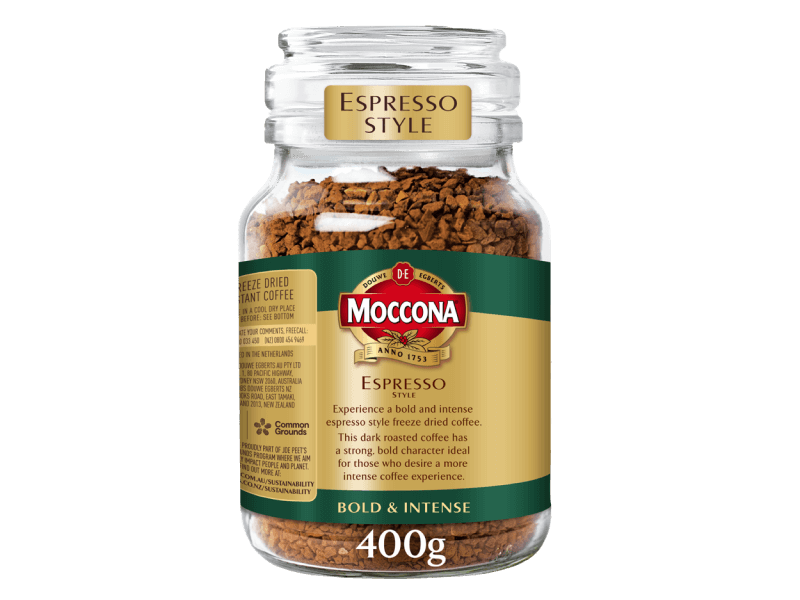 Moccona Espresso Freeze Dried Instant Coffee 6x400g
