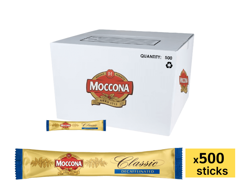 Moccona Classic Decaffeinated Freeze Dried Instant Coffee Single Serve ...